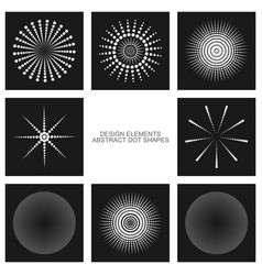 Dot design elements Royalty Free Vector Image - VectorStock