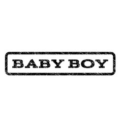 Baby boy watermark stamp Royalty Free Vector Image