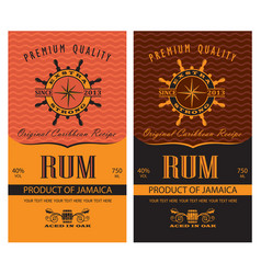 Caribbean rum vintage stamp Royalty Free Vector Image