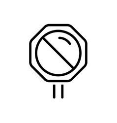 Stop Royalty Free Vector Image - VectorStock