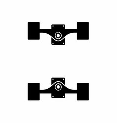 Roller skate wheel Royalty Free Vector Image - VectorStock