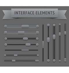 User interface elements Royalty Free Vector Image