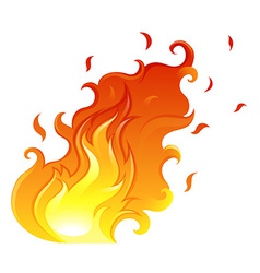 A big fire Royalty Free Vector Image - VectorStock