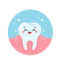 Wisdom teeth under the gums cause pain Royalty Free Vector