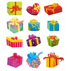 Presents and sign concept Royalty Free Vector Image