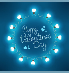 Garland valentines day Royalty Free Vector Image