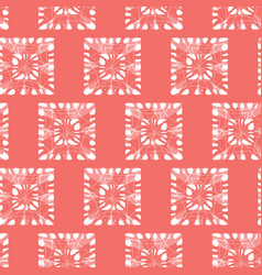 Red shibori monochrome tear drops seamless Vector Image