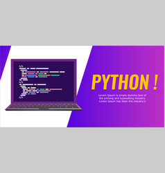 Hackathon program code software marathon hack Vector Image