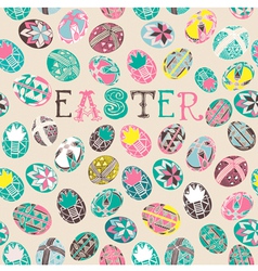 Vintage easter background Royalty Free Vector Image
