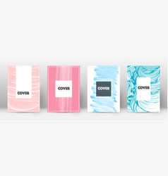 Cover page design template hipster brochure layou Vector Image