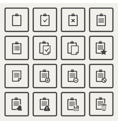 Checklist and to do list icons set Royalty Free Vector Image