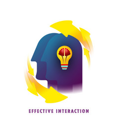 General knowledge thought-out idea Royalty Free Vector Image