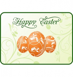 Feliz pascua spanish easter greeting flower card Vector Image