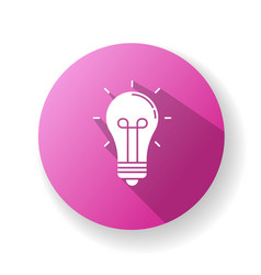 Light bulb yellow rgb color icon idea emoji Vector Image