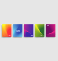 Simple modern covers template design set Vector Image