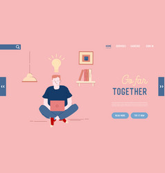 Programmer at work Royalty Free Vector Image - VectorStock