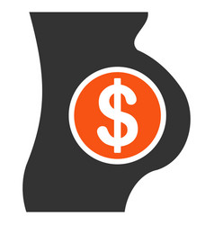 Surrogate mother flat icon Royalty Free Vector Image