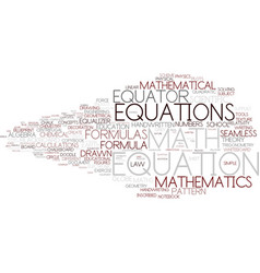 Mathematician word cloud concept Royalty Free Vector Image