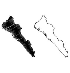 Sinaloa Map Mexico Vector Images (21)