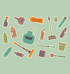 Cleaning labels set Royalty Free Vector Image - VectorStock