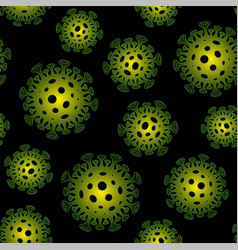 Coronavirus seamless pattern Royalty Free Vector Image