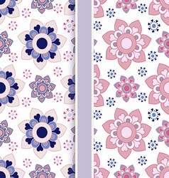 Seamless patterns set Royalty Free Vector Image