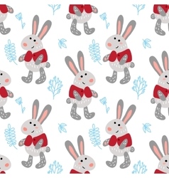 Seamless pattern with dachshunds Royalty Free Vector Image