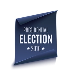 Presidential election 2016 background Royalty Free Vector