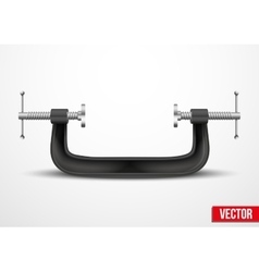 Clamp compression tool Royalty Free Vector Image