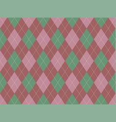 Argyle pattern seamless fabric texture background Vector Image