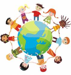 Children of the world Royalty Free Vector Image