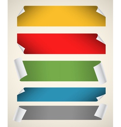 Peeling paper Royalty Free Vector Image - VectorStock