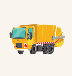 Funny cute hand drawn cartoon vehicles bright Vector Image