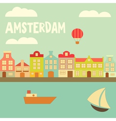 Amsterdam Royalty Free Vector Image - VectorStock