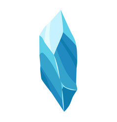 Cartoon ice crystals cold frozen blocks or ice Vector Image