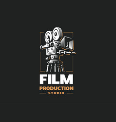 Digital camera - emblem on Royalty Free Vector Image