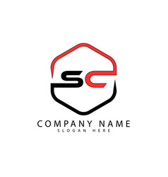 Sc logo Royalty Free Vector Image - VectorStock
