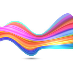 Abstract rainbow flow Royalty Free Vector Image