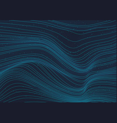 Abstract composition fading lines and dots Vector Image