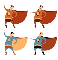 Superheroes cartoon Royalty Free Vector Image - VectorStock