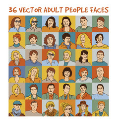 People set Royalty Free Vector Image - VectorStock