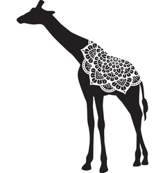 Cute wild safari african animals Royalty Free Vector Image