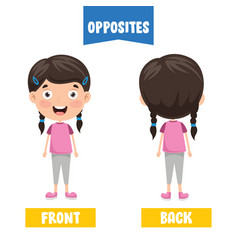 Left and right Royalty Free Vector Image - VectorStock