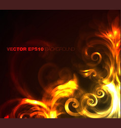 Abstract graphic fire Royalty Free Vector Image
