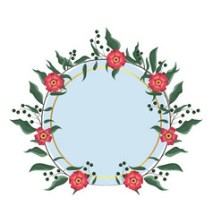Spring floral frame Royalty Free Vector Image - VectorStock