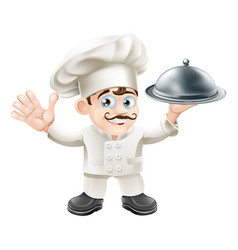 Cute chef cartoon Royalty Free Vector Image - VectorStock