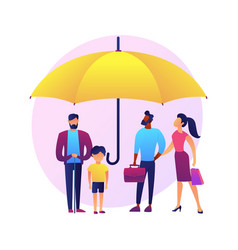 Consumer protection concept metaphors Royalty Free Vector