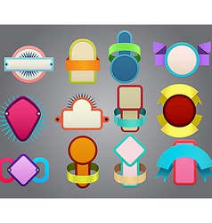 Ornamental frane on colorful background Royalty Free Vector