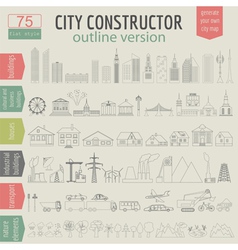 City map generator elements for creating your Vector Image