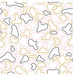 Fluid liquid flow shapes pattern geometric Vector Image